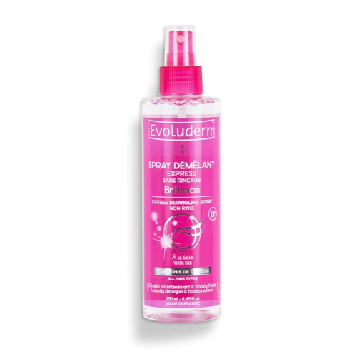 Evoluderm Spray Cheveux Démêlant Express Brillance 250 ml – MADON PROD